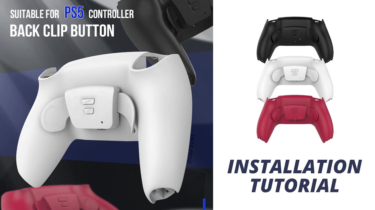 Extended Back Buttons BK P5035 for PS5 Installation Tutorial – DATA FROG